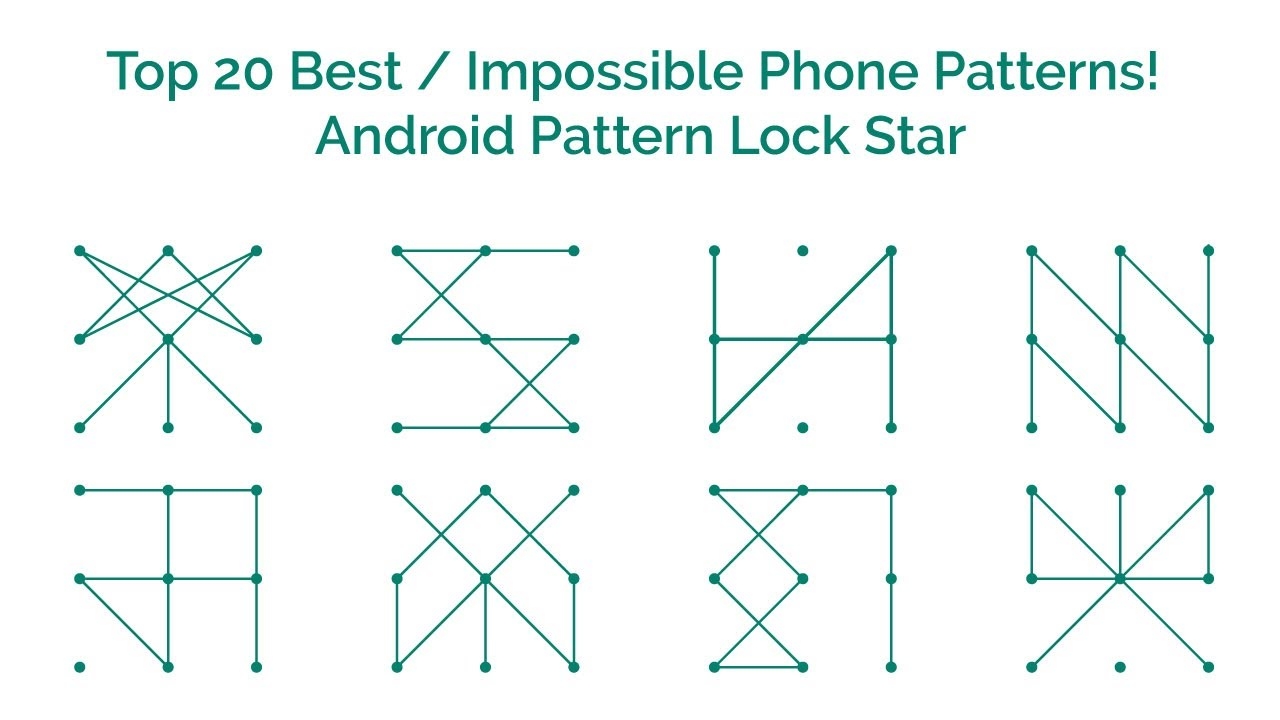Pattern Lock Ideas - Pattern Design Ideas