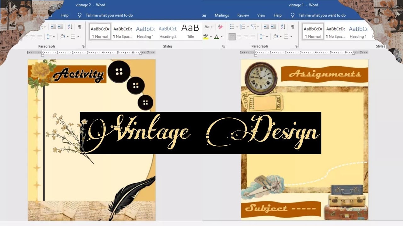 Design Ideas In Word - Pattern Design Ideas