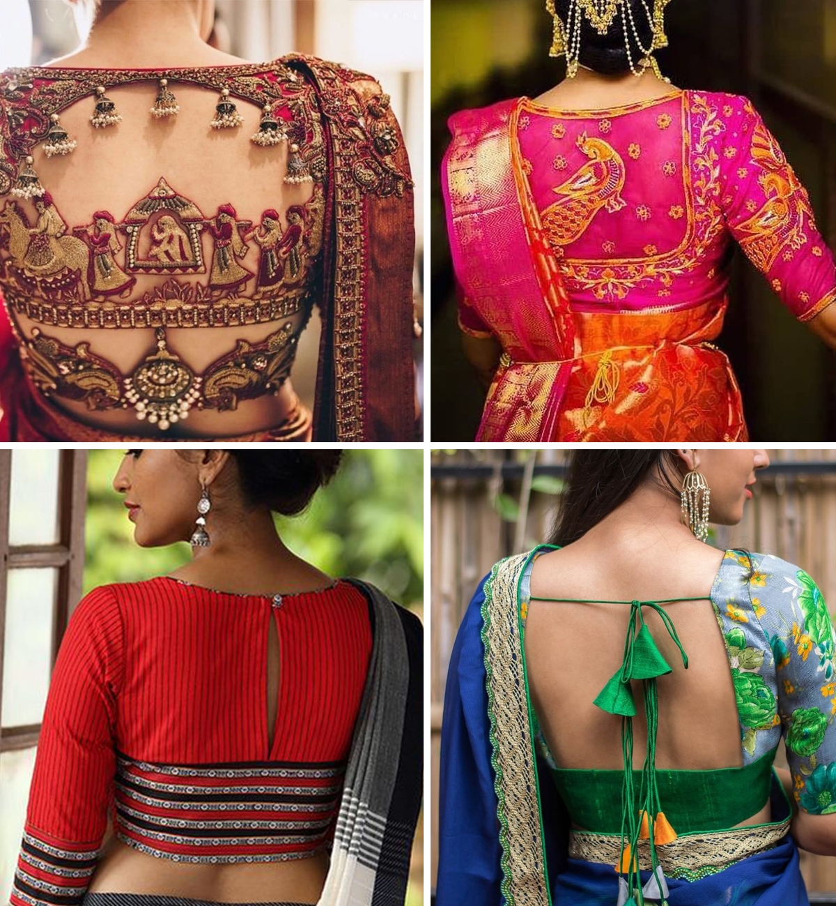 Bollywood Designer Blouse Patterns - Pattern Design Ideas